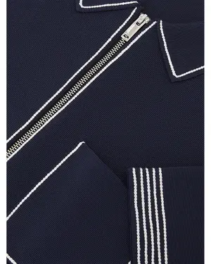REISS Blake Regular Fit Contrast Pipe Shirt