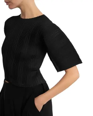 Issey Miyake Rib Pleats Top
