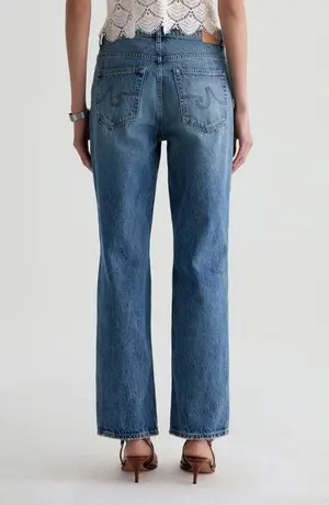 Ag Brinley Mid-rise Straight-leg Jeans