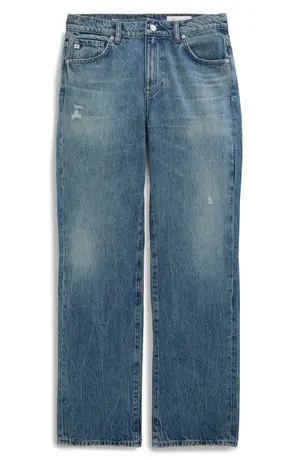 Ag Brinley Mid-rise Straight-leg Jeans