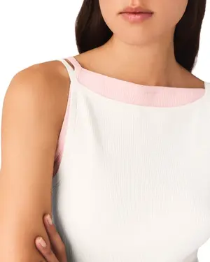Maje Liyo High Neck Top - White
