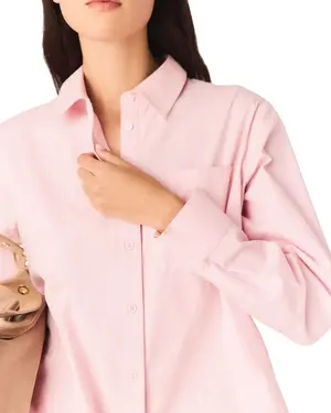 Maje Cionea Removable Scarf Shirt