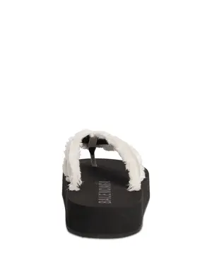 Balenciaga Jet Lag Thong Sandals - Bianco
