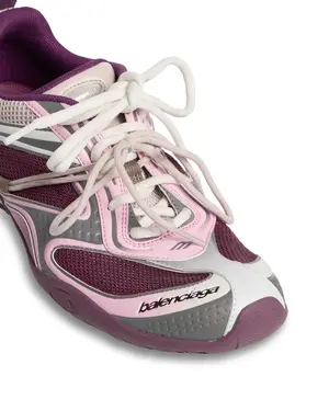Balenciaga Radar Gradient Lines Sneakers - Prune