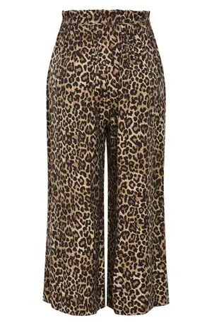 City Chic Resort Print Wide-leg Pants