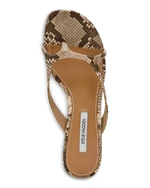 Steve Madden Brienna Slide Sandals - Snake