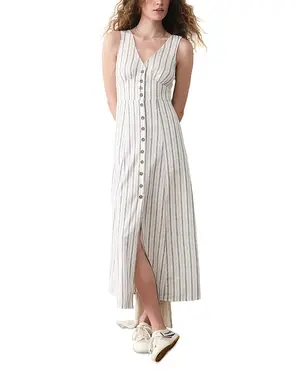Marine Layer Camila Maxi Dress - Cream/navy