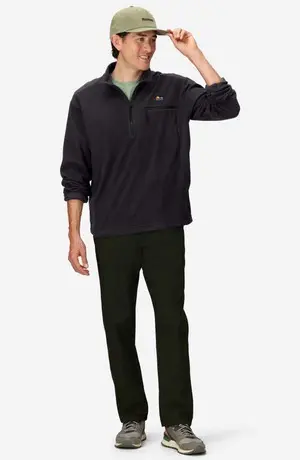 MARMOT Upward Half Zip Fleece Pullover - Black
