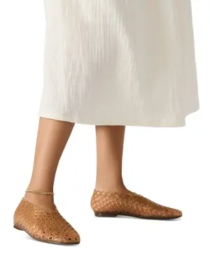 Steve Madden Grove Rhinestone Flats - Tan