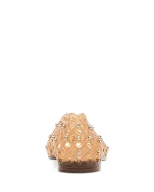 Steve Madden Grove Rhinestone Flats - Tan