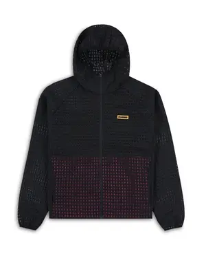 PLEASURES System Hooded Basketweave Jacket - Black