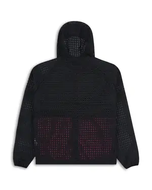 PLEASURES System Hooded Basketweave Jacket - Black