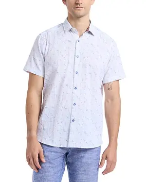 Robert Graham Kingshold Textured Pattern Shirt