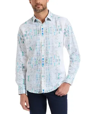 Robert Graham Westhorpe Box Pattern Woven Shirt