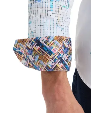 Robert Graham Westhorpe Box Pattern Woven Shirt