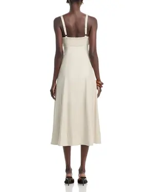 TOCCIN Arya Bustier Midi Dress - Desert