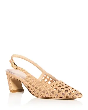 Stuart Weitzman Woven Pumps