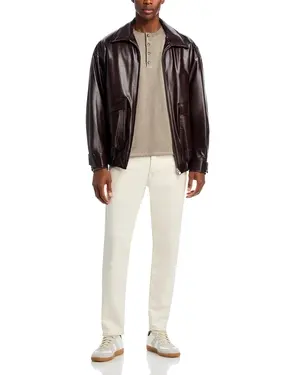 Rag & Bone Washed Henley Shirt - Gran