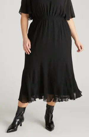 Universal Standard Navarate Maxi Skirt - Black