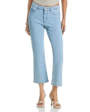 Women's High Rise Cropped Jeans
