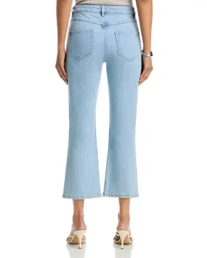 Cinq À Sept Cropped Stevie High-rise Jeans
