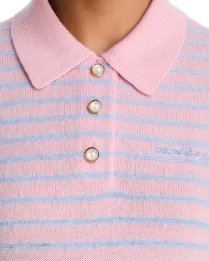 Casablanca Fluffy Polo Sweater