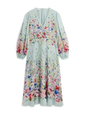HOBBS LONDON Petite Monica Silk Dress