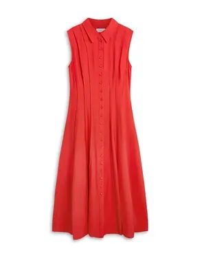 HOBBS LONDON Petite Burghley Pleated Dress