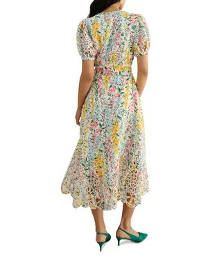 HOBBS LONDON Petite Christie Button Front Dress