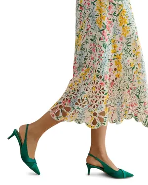 HOBBS LONDON Christie Button Front Dress
