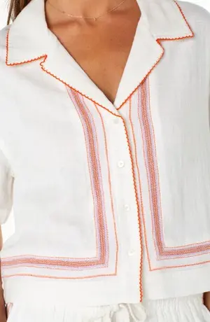 Roxy Fiesta Siesta Short Sleeve Woven Shirt