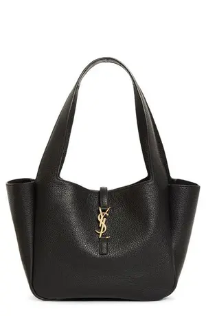 Saint Laurent Small Le 5 À 7 Bea Leather Tote