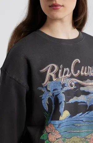 Rip Curl Saloon Relaxed Graphic Sweatshirt