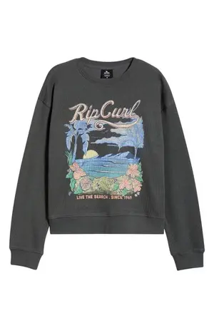 Rip Curl Saloon Relaxed Graphic Sweatshirt