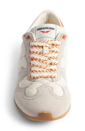 Zadig&Voltaire Dance Lace-up Sneakers - Ice