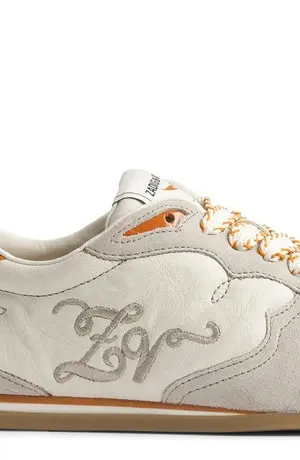 Zadig&Voltaire Dance Lace-up Sneakers - Ice