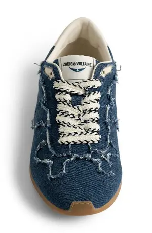 Zadig&Voltaire Denim Dance Sneakers - Silent