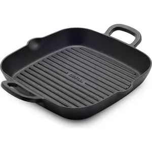 GREENPAN X Bobby Flay 11" Cast Iron Square Grill Pan - Black