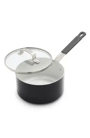 GREENPAN X Bobby Flay Professional Ceramic Nonstick 2.53-quart Saucepan With Lid - Graphite
