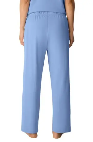 Eileen Fisher Pull-on Organic Cotton Ankle Pants - Skylight