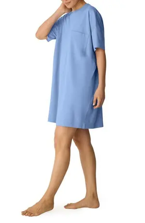 Eileen Fisher Crewneck Organic Cotton Sleep Shirt