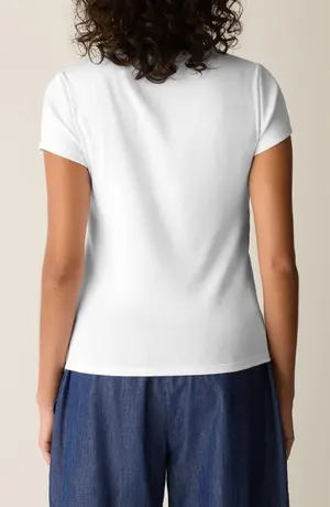 Eileen Fisher Crewneck T-shirt - White