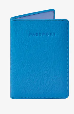 TUSK Ascot Passport Wallet - Azure