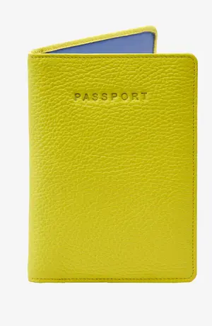 TUSK Ascot Passport Wallet Lime