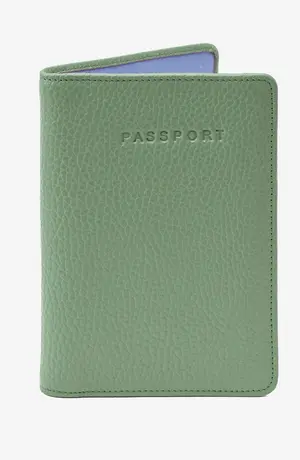 TUSK Ascot Passport Wallet Sage