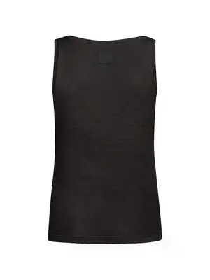 120% Lino Scoop Neck Linen Top