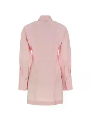 Fendi Panelled Poplin Shirt Dress - Pink