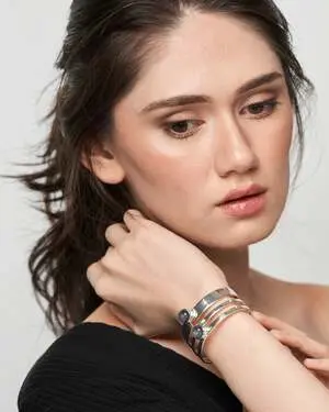 SOPHIE BLAKE Alice Labradorite Cuff - Silver