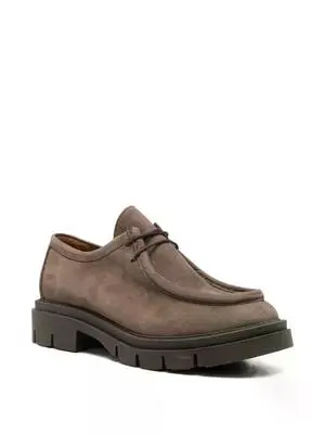 SERGIO MORETTI FIRENZE Lace-up Ridged-sole Loafers
