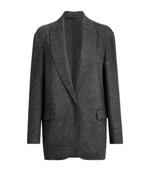 Brunello Cucinelli Cashmere Jersey Single-breasted Blazer